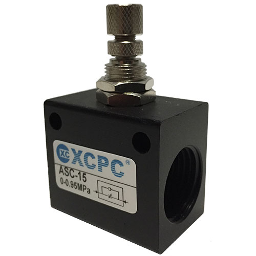 VALVULA NEUMATICA EN LINEA REGULADOR DE FLUJO - Nelco Sistemas